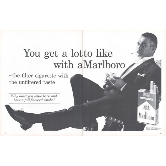 Marlboro | Art | 961 Marlboro Cigarettes 2 Page Vintage Print Ad Man ...